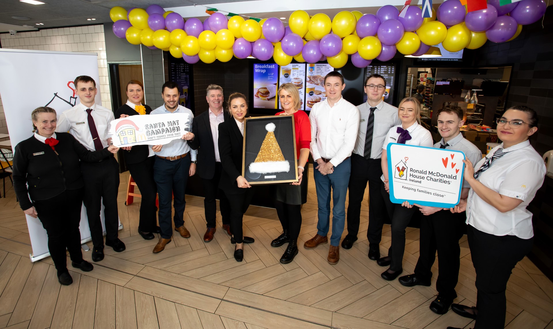 McDonaldʼs Wexford wins Golden Santa Hat Award for Ronald McDonald ...