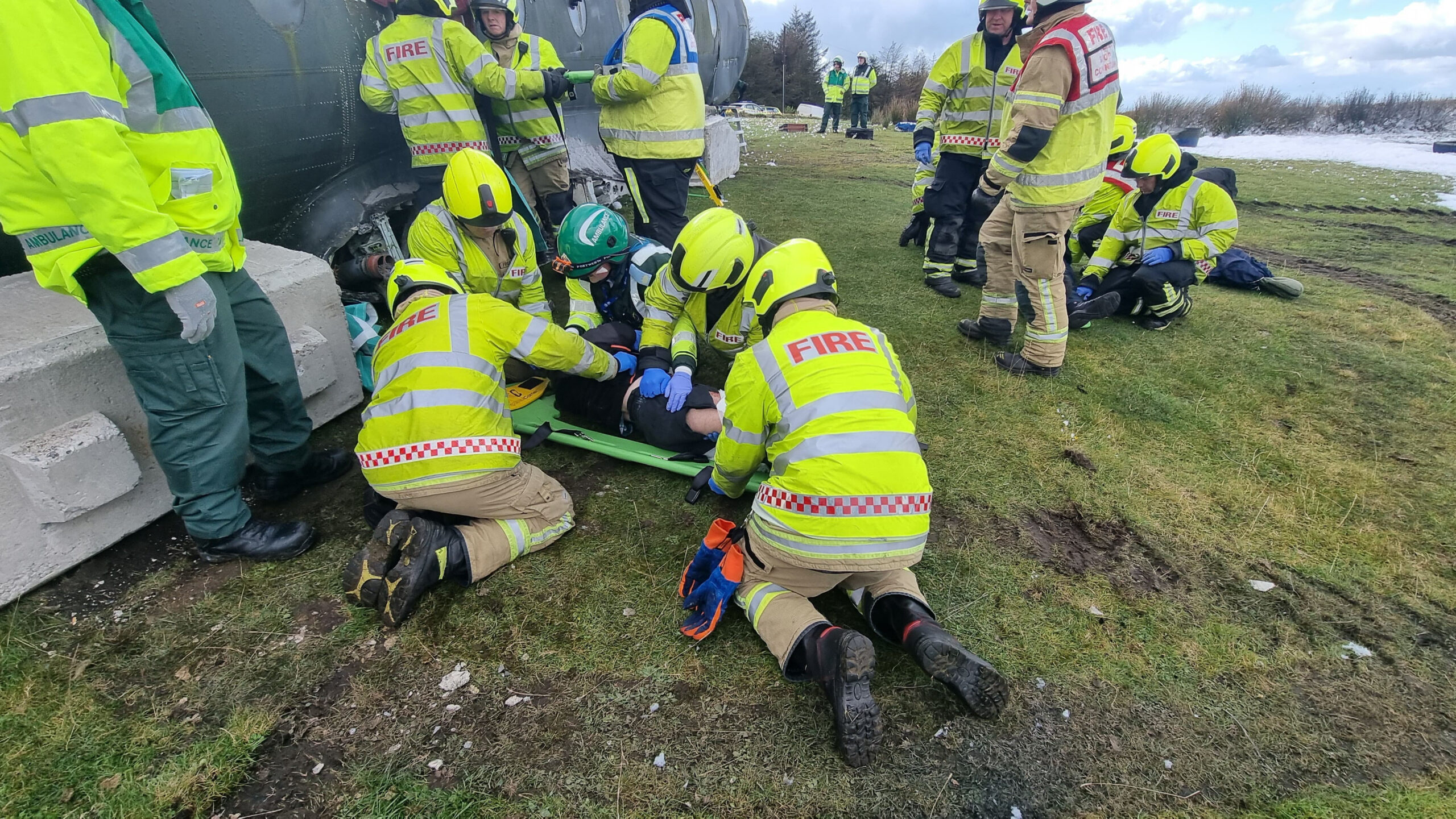 150 Emergency Workers Stage Major Plane Crash Drill on Mount Leinster